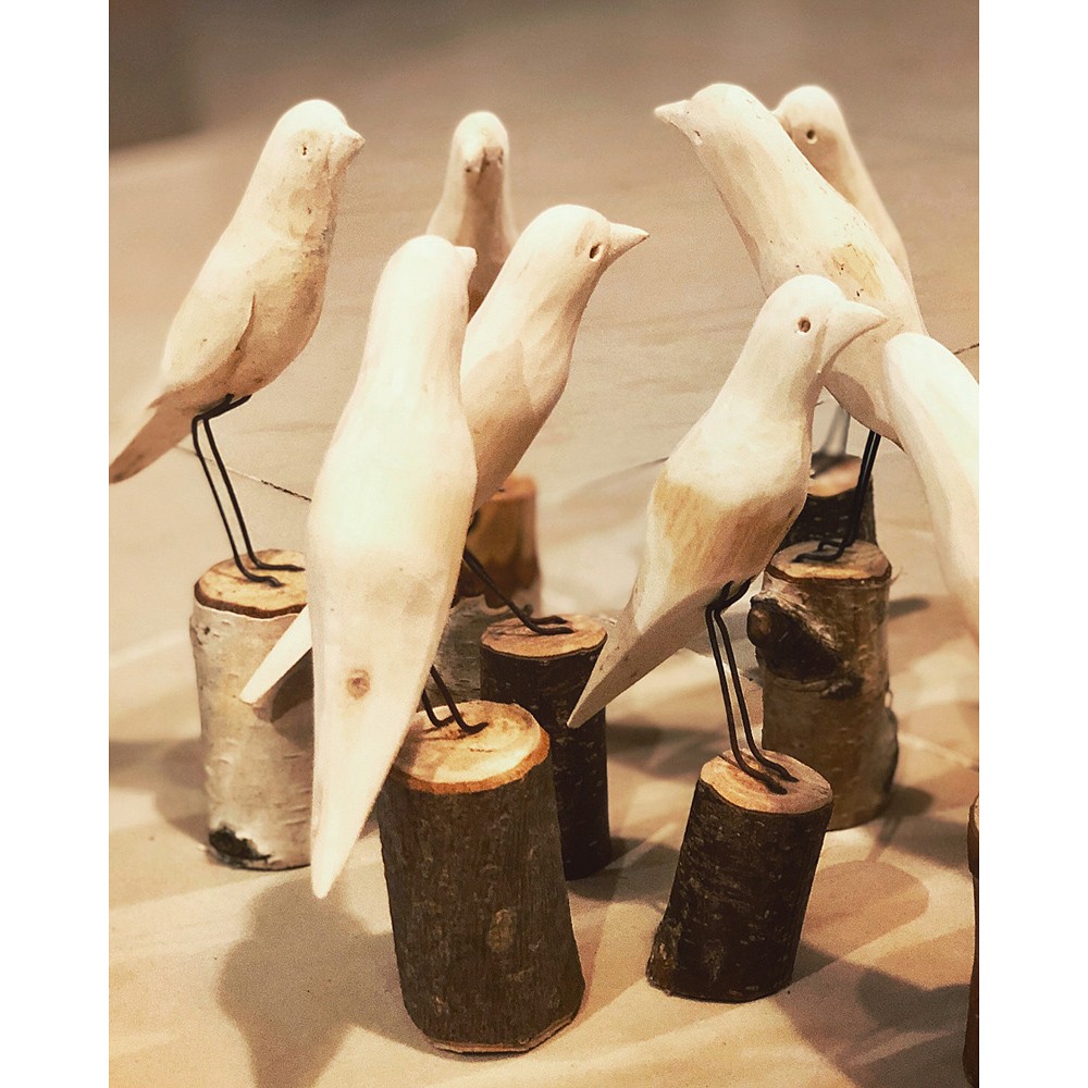 Paint the bird - wooden bird to paint, creative toy. NOYA Design